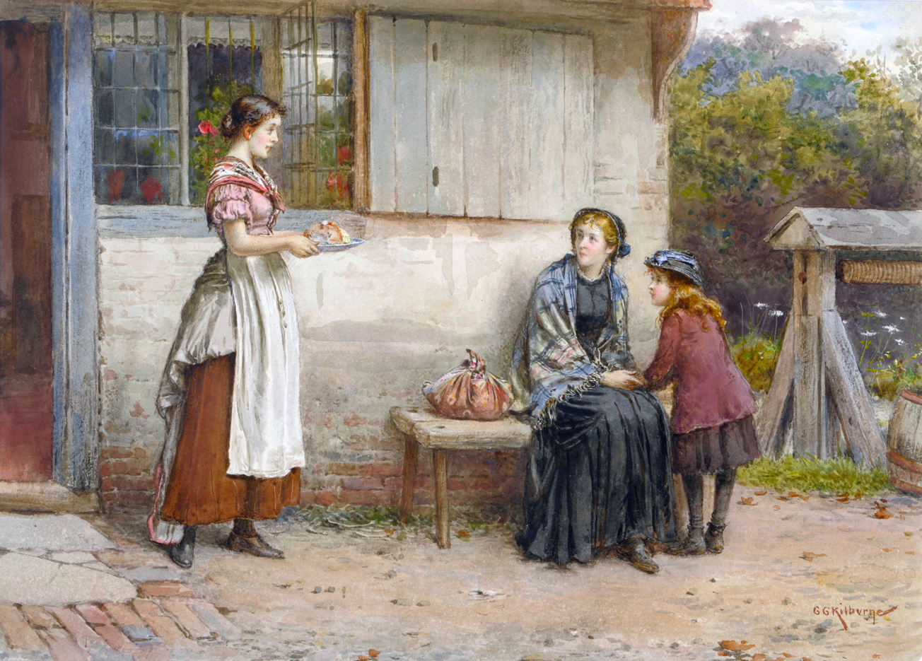 Painting is silent poetry.: George Goodwin Kilburne