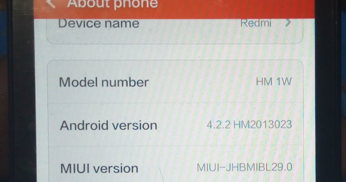 MI 2013023 HM 1W FIRMWARE MT6589 100% TESTED - BEST FLASH FILE & STOCK ROM