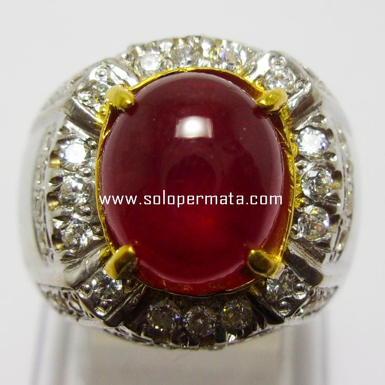 Batu permata Ruby - Kode 19L01 - Toko Online Batu Akik Permata Murah