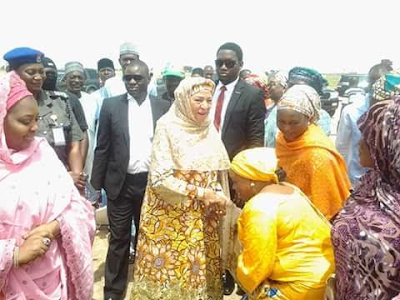 Photos: Former first lady, Maryam Abacha, visits Gombe state