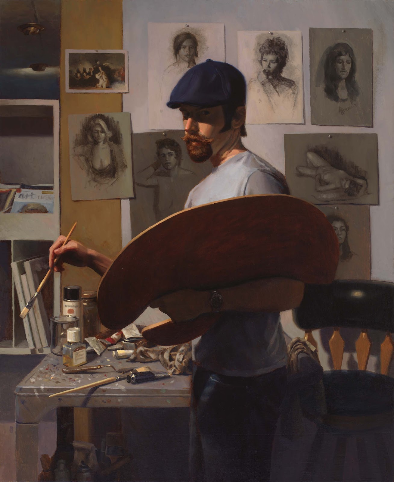 The Art of Adam Hansen: "The Artist in his Studio"