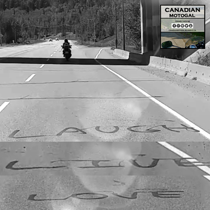 Canadian Moto Gal: Encountering Tar Snakes While Riding...They Aren't ...