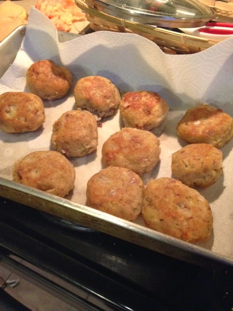 Spice y Azucar: Tortitas de Atun y papa/ Tuna and potatoes balls
