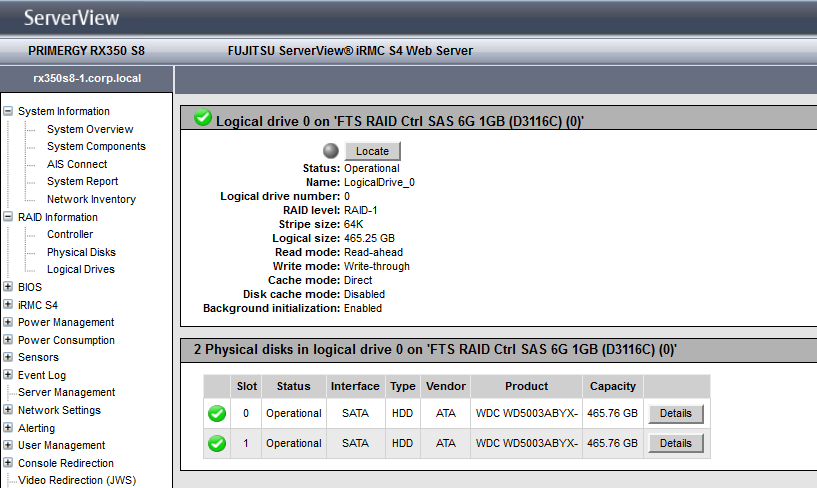 Masa's blog: Fujitsu PRIMERGY: Configuring RAID via iRMC REST API
