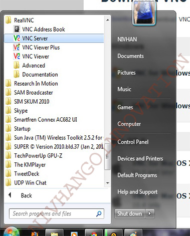Remote Desktop PC Menggunakan realVNC dengan VNC viewer Android ...