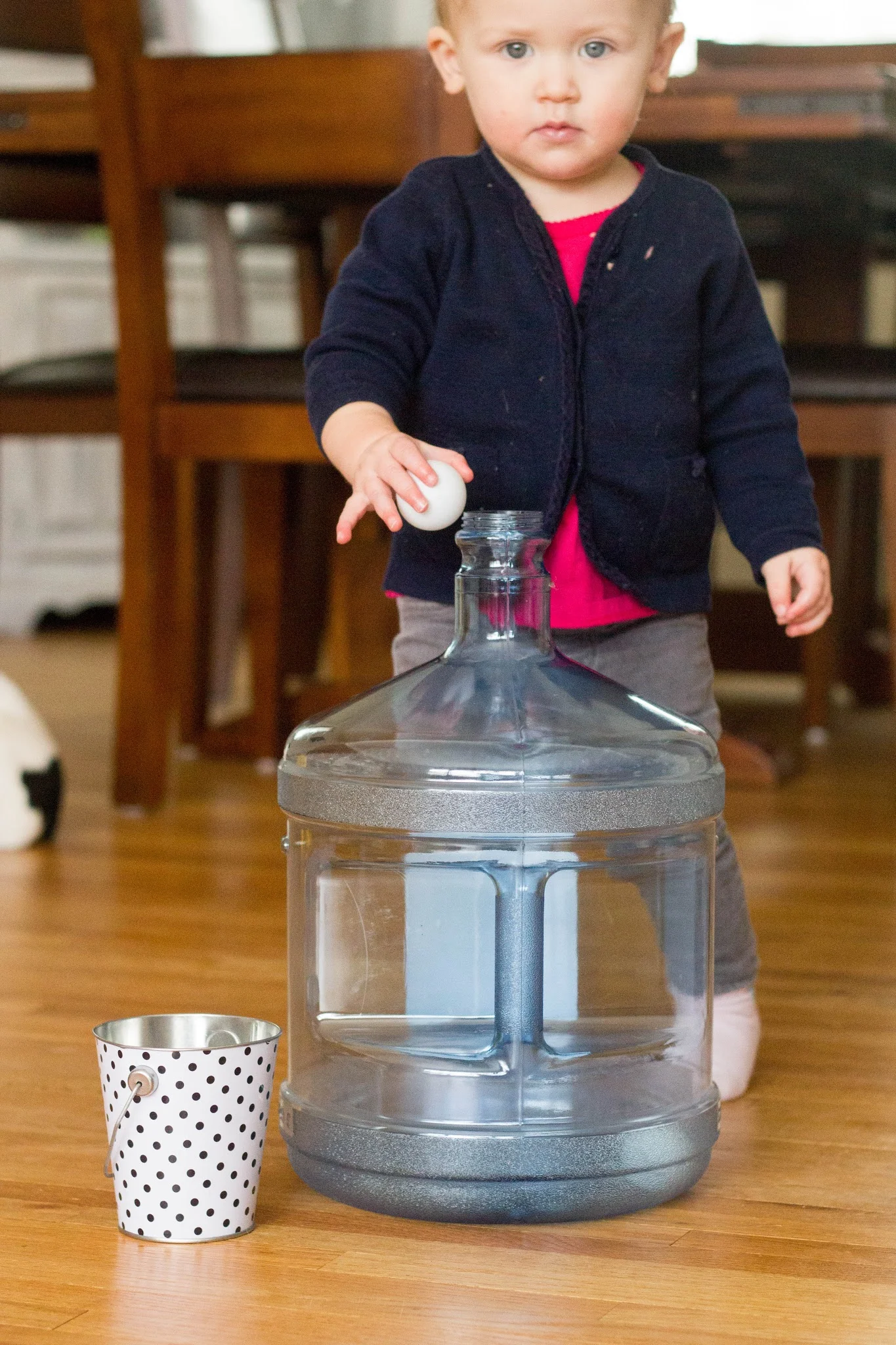 2 Minute Montessori Activity -- Toddler Ball Drop