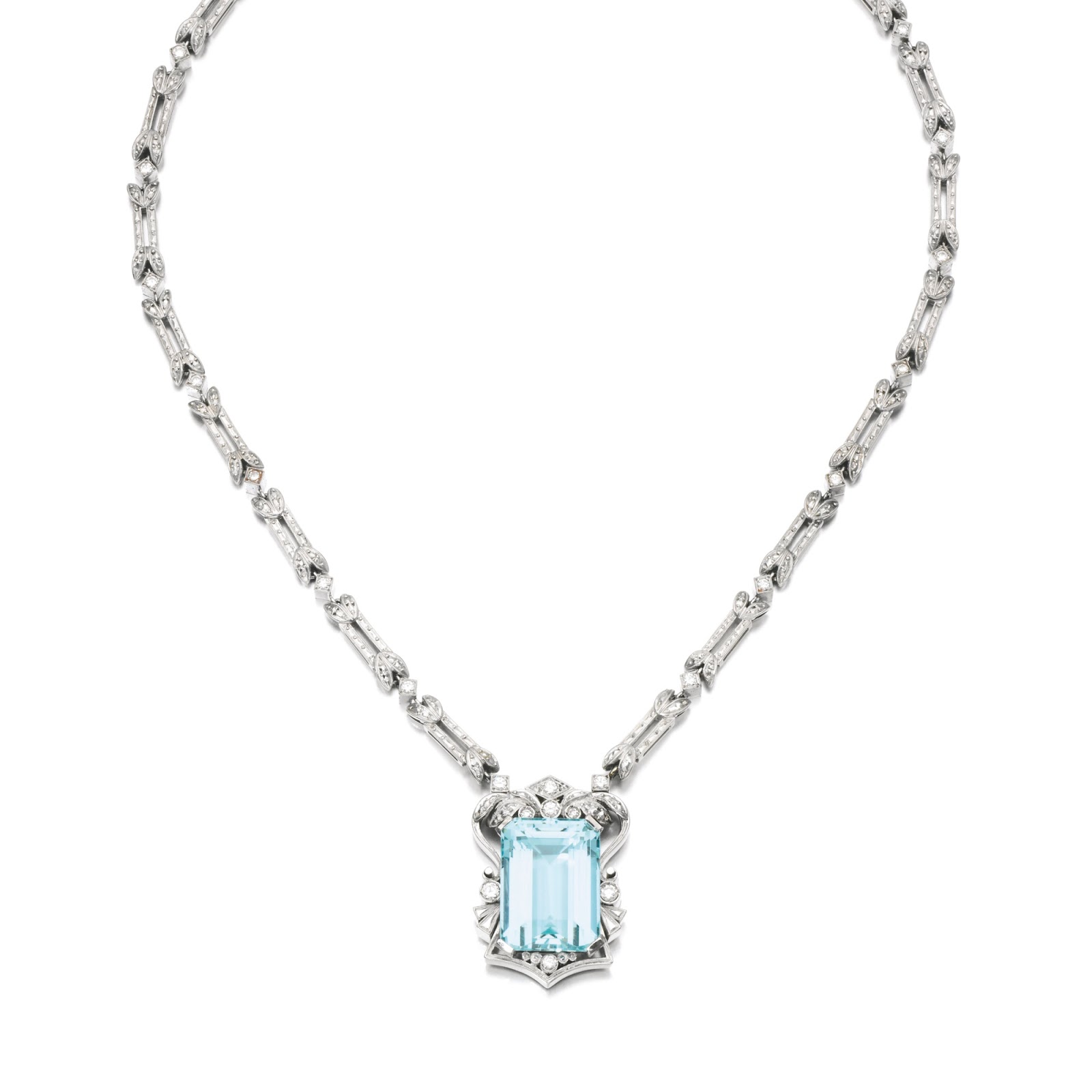 Marie Poutine's Jewels & Royals: Aquamarine Necklaces