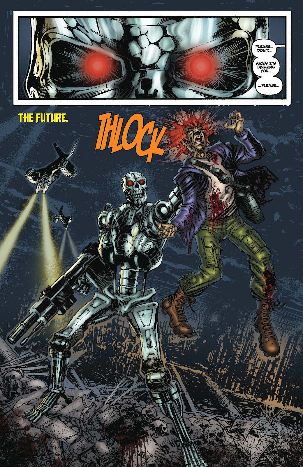 ghettoManga: PREVIEW- "Terminator/Robocop: Kill Human" TPB