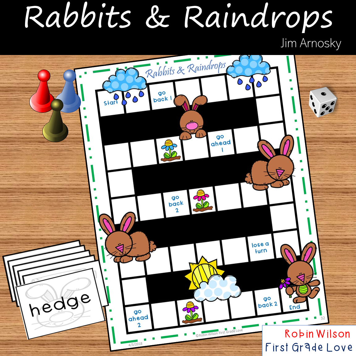 First Grade Love: Rabbits and Raindrops!