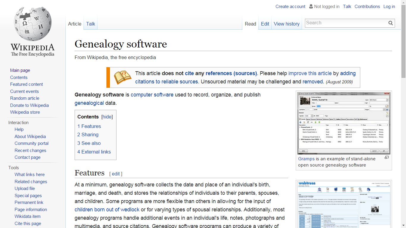 Open source free family tree software - mserlspa