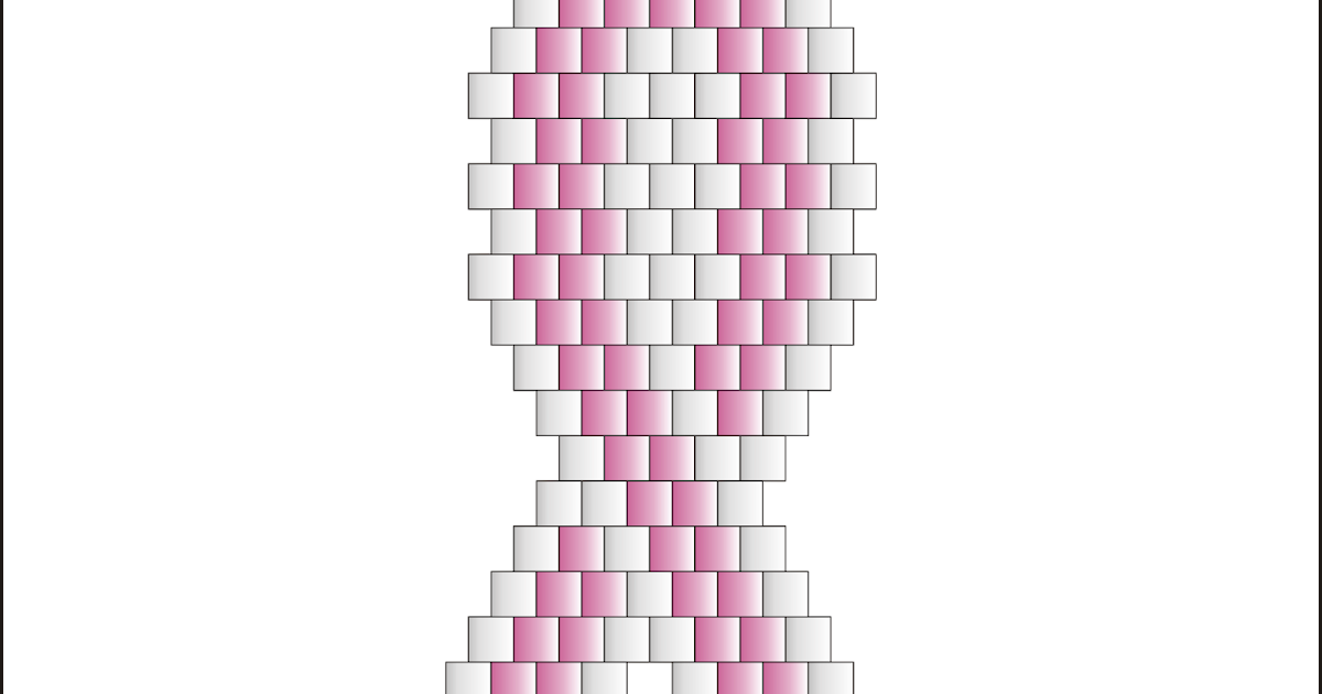 Brick Stitch Bead Patterns Journal: 4 Breast Cancer Awareness Free ...