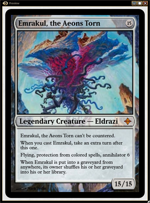Magic the Gathering Adventures: Old and New Eldrazi Part 4: Colorless ...
