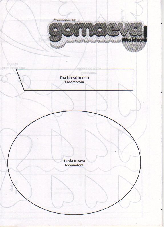 Moldes de thomas en foami - Imagui