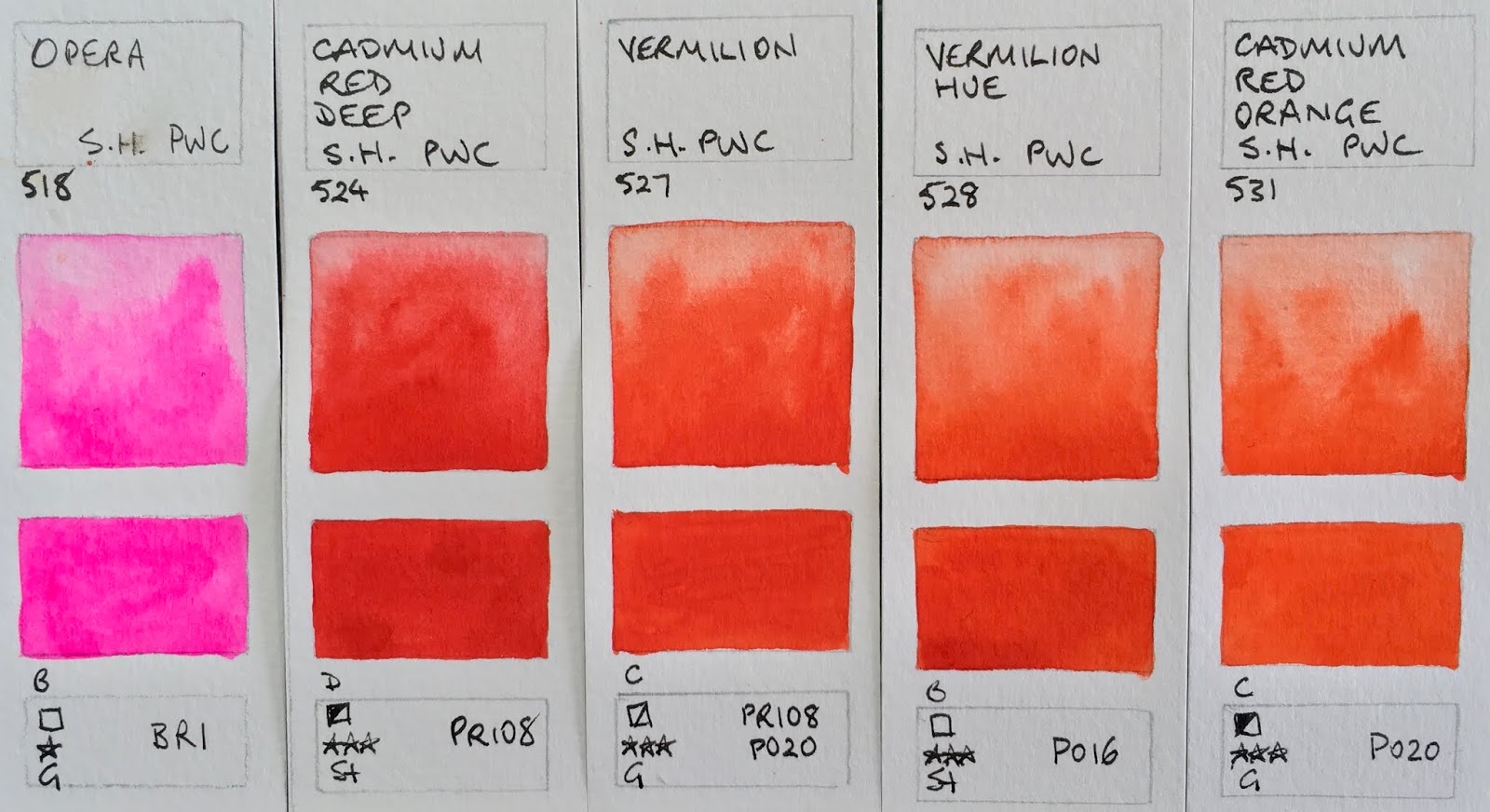 Jane Blundell Artist: ShinHan PWC Watercolours - full 104 colour range.