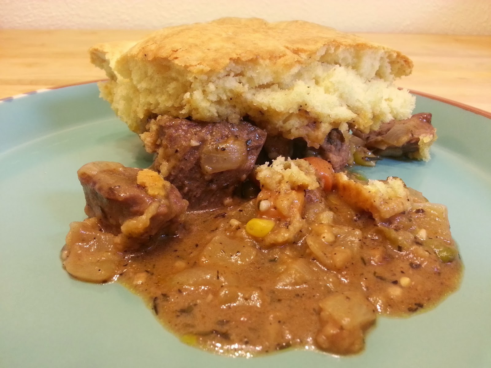 No Leftovers: Beef Biscuit Pie