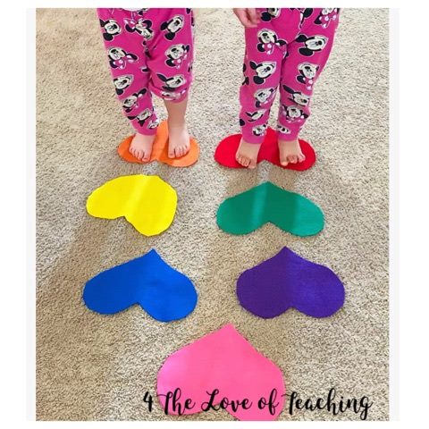 Valentine's Themed Gross Motor Activity - For the Love of Teaching