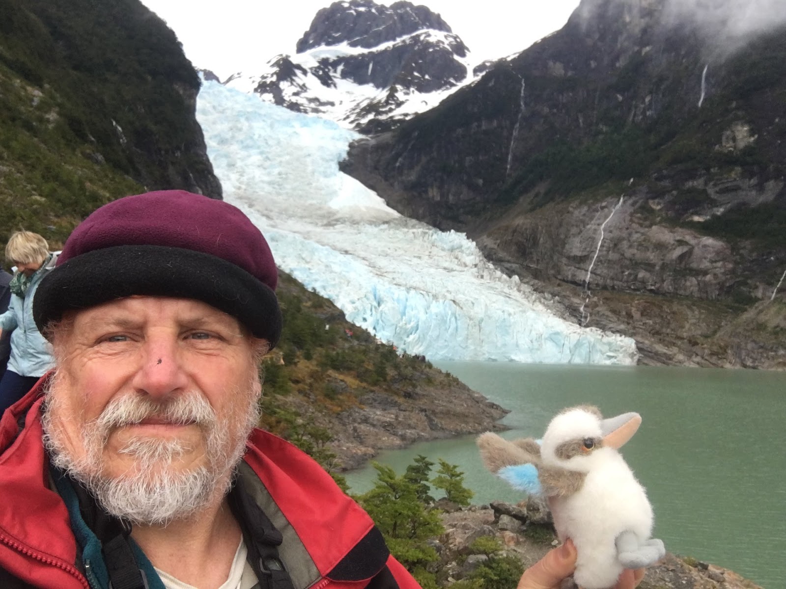 Serrano Glacier retreating. This is global warming, a climate emergency
