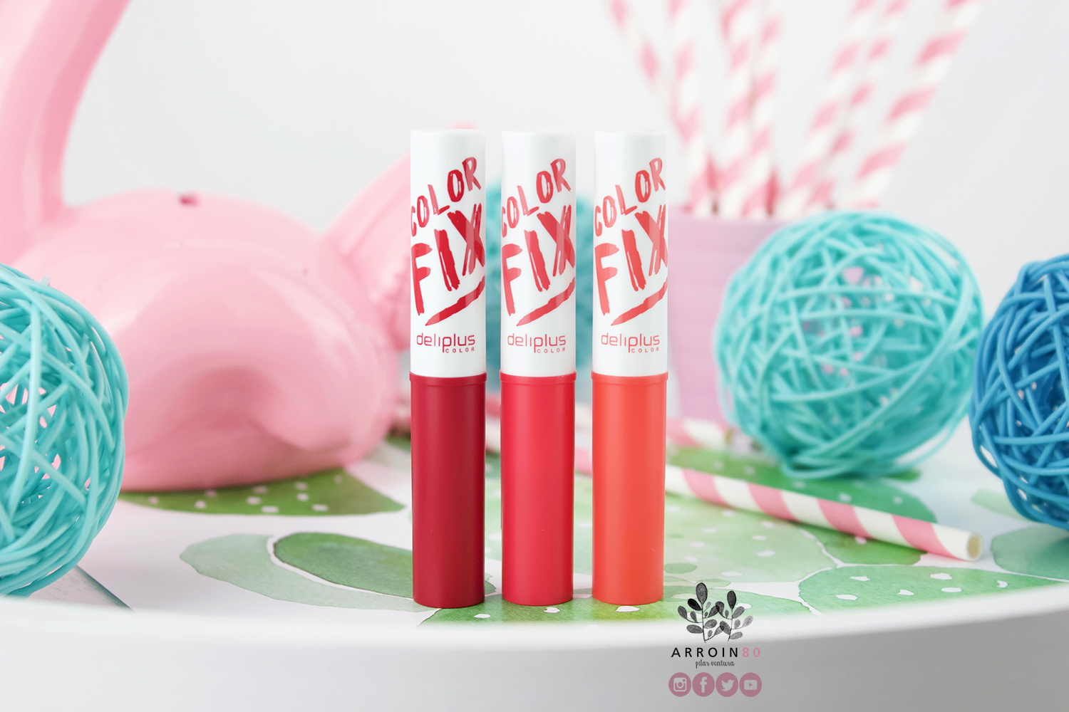 TODOS LOS TONOS DE LOS LABIALES "COLOR FIX" DELIPLUS (MERCADONA ...