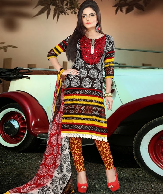 Pakistani Lawn Designs For Summer 2014-2015 | Lawn Collection 2014