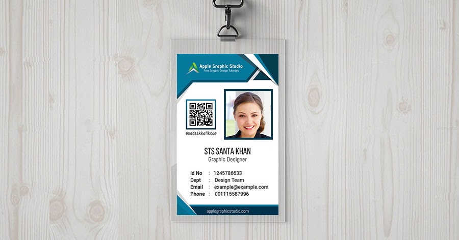 desain id card dengan photoshop