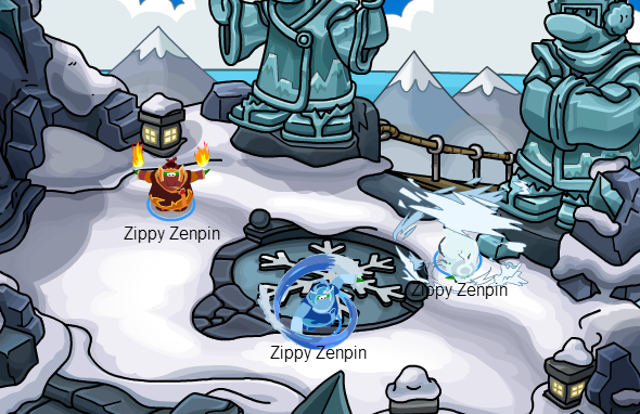 Trucos para Club Penguin : CARD-JITSU NIEVE - LA GEMA DE NIEVE Y EL ...