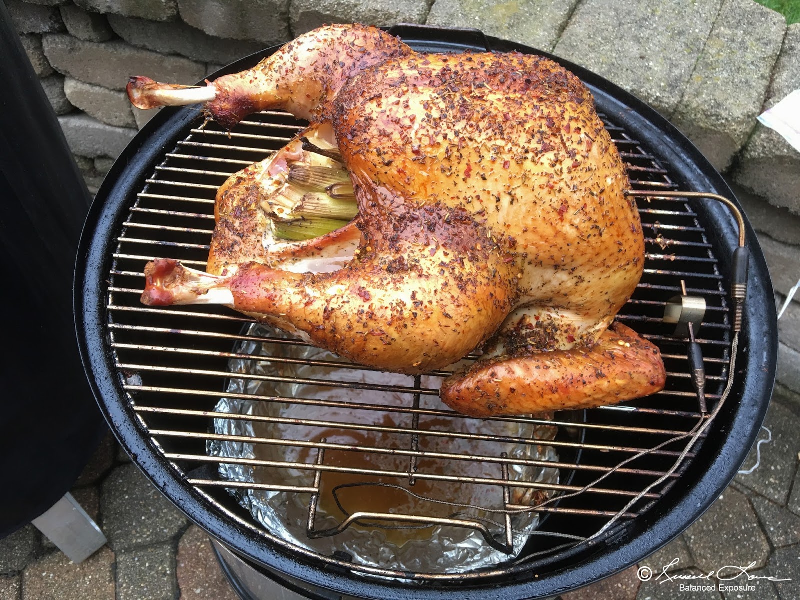 Russ' Culinary Adventures: 10 lb Turkey On The 18.5" Weber Smokey ...