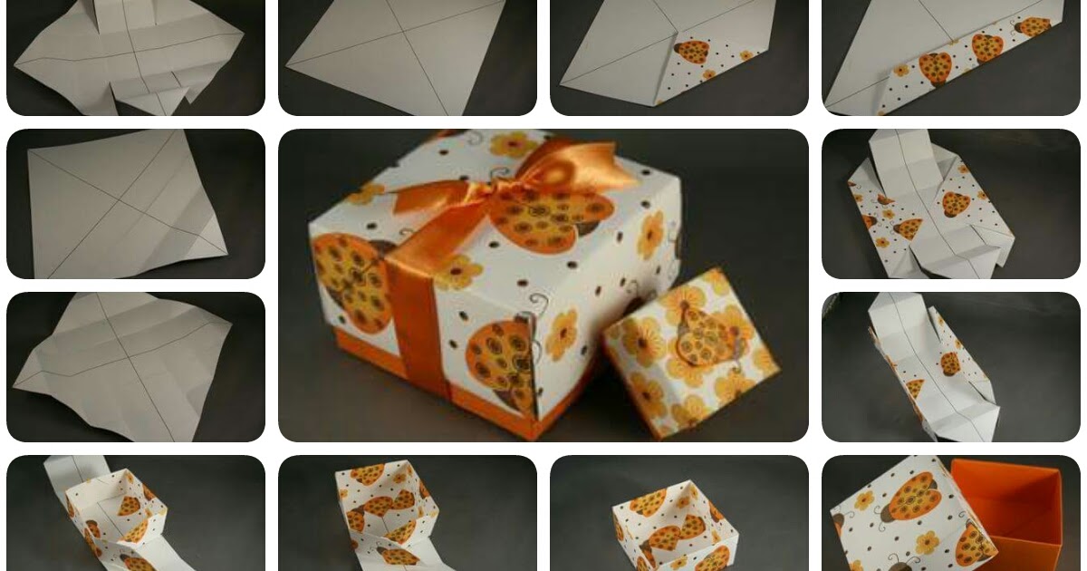 Cara mudah membuat box hadiah dari kertas