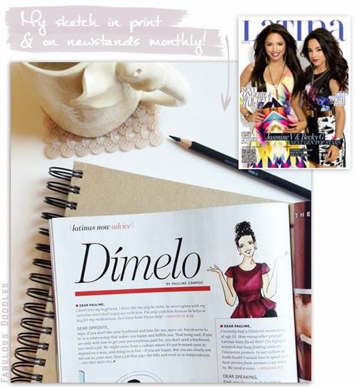Fabulous Doodles Fashion Illustration blog by Brooke Hagel: Latina ...