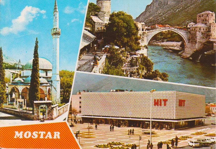 Stari Mostar: Stare razglednice Mostara