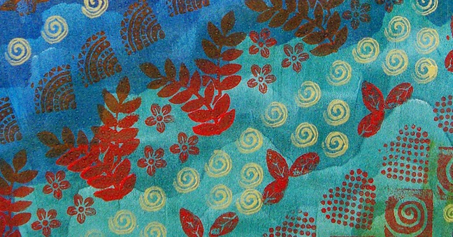 Beadlust: I'm Back to Painting! Decorative Painted Papers for ...