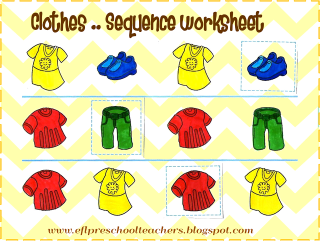 ESL/EFL Preschool Teachers: Clothes Theme for Preschool ELL