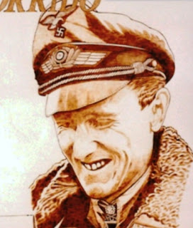 Joes Woodburning: Woodburning art work of Gunther Rall German Fighter Ace