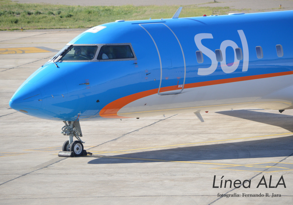 Linea ALA: CRJ200 de Sol Líneas Aéreas por Neuquen