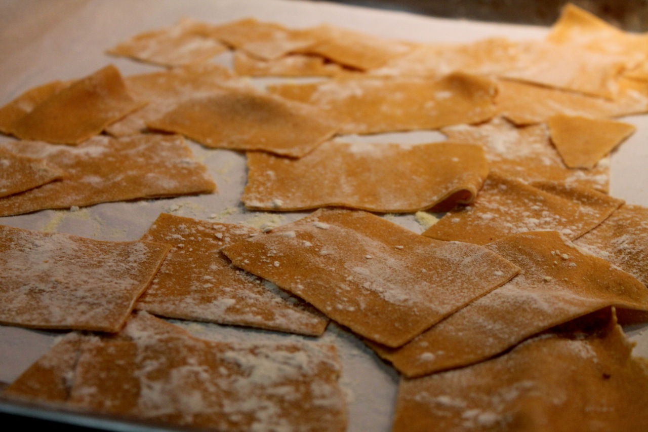 Cook In / Dine Out: Toasted Fazzoletti with Mushrooms and Hazelnuts