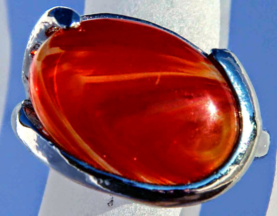 El Arte de la Orfebrería y Joyería : La Cornalina una bella piedra.