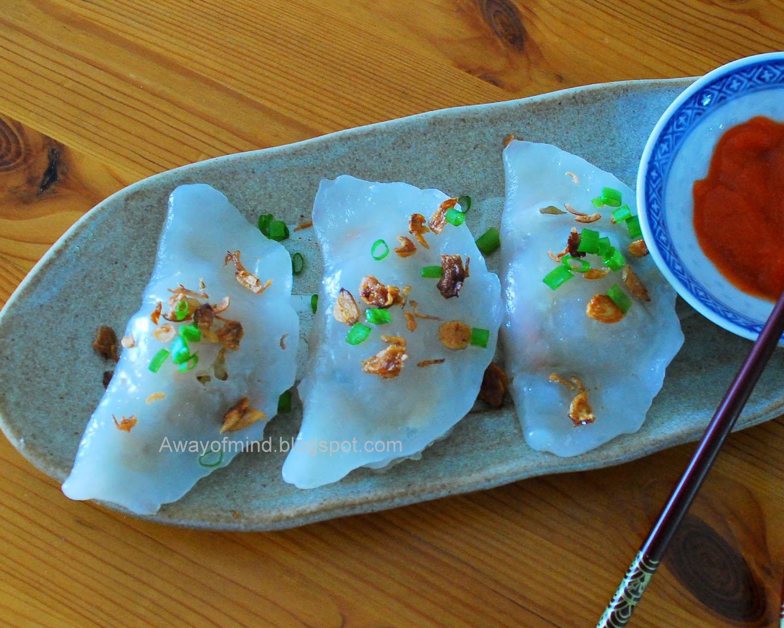 Awayofmind Bakery House: Steamed Vegetable Dumplings (Chai Kueh)