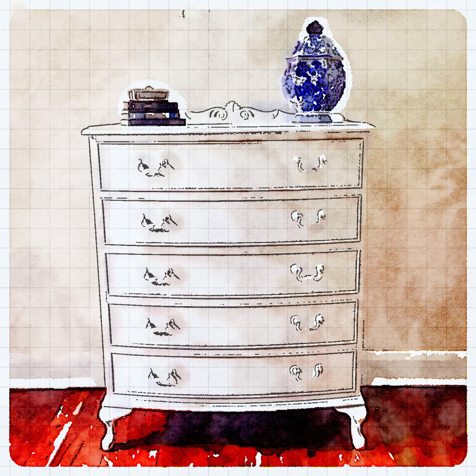Lilyfield Life: White Painted French Style Drawers