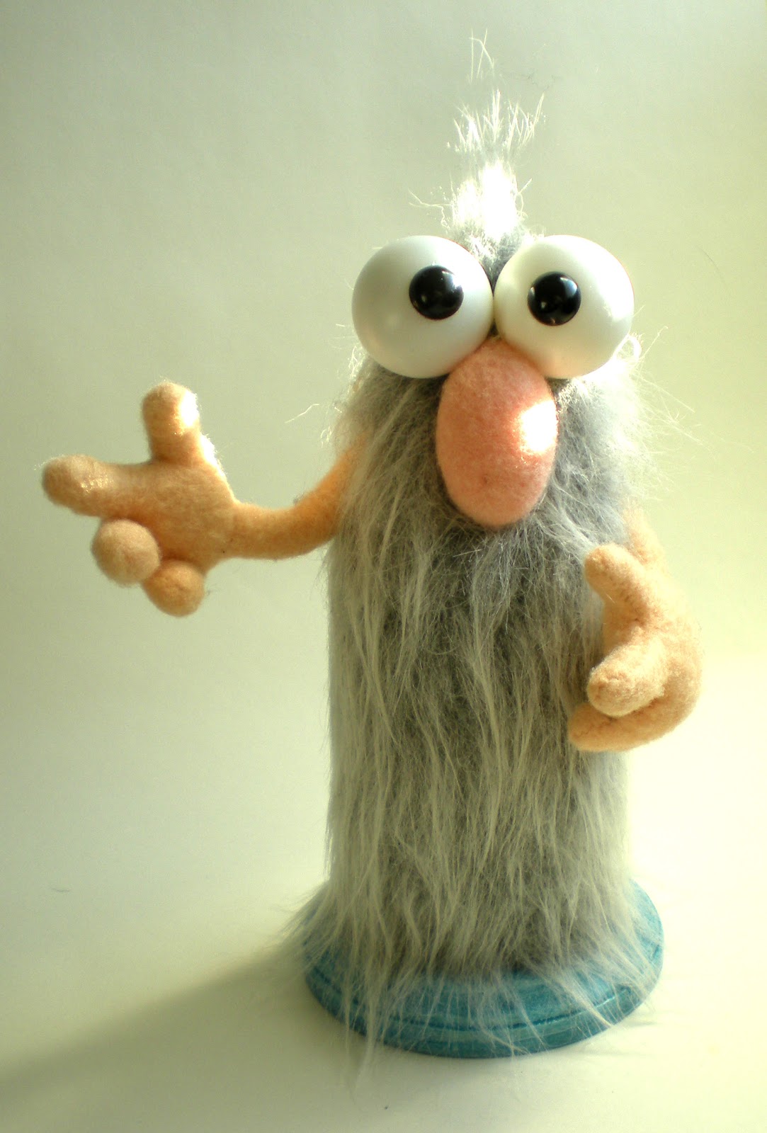 The Golden Glue Gun: Poseable Caveman Puppet