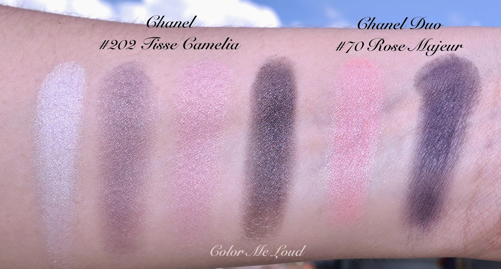 Chanel Les 4 Ombres #202 Tissé Camelia, Review, Swatches, Comparison ...