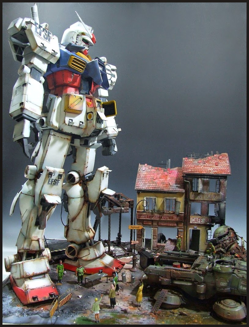 Diorama: 1/35 RX-78-2 Gundam "The Last War" - Gundam Kits Collection ...