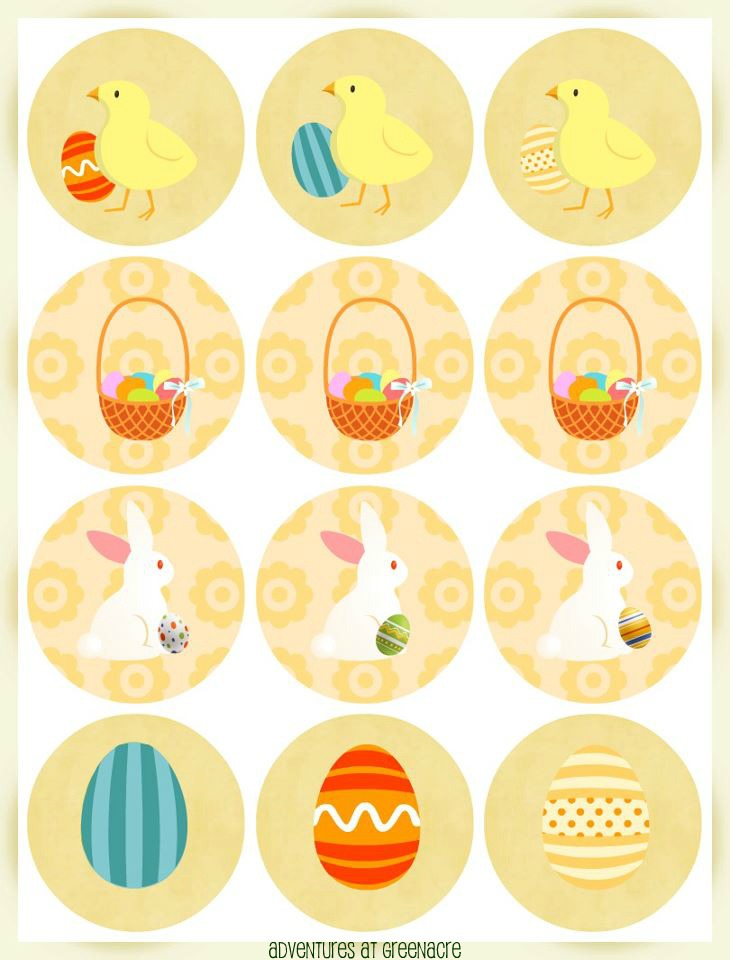 Adventures at Greenacre: Free Easter printables