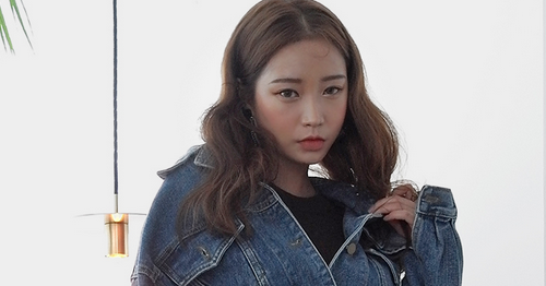 [Stylenanda] Extended Sleeve Denim Jacket | KSTYLICK - Latest Korean ...