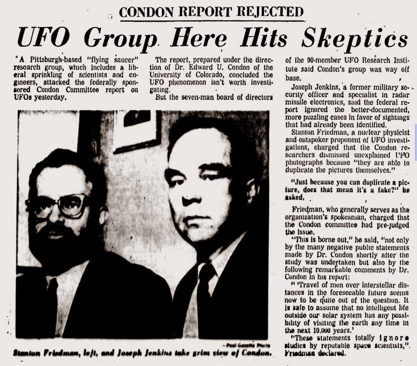 The Other Side of Truth: Stanton Friedman on the Condon Committee