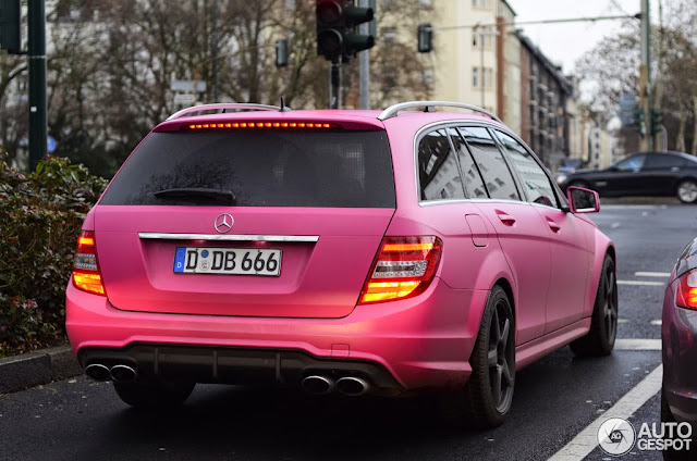 Mercedes-Benz C63T AMG Pink | BENZTUNING