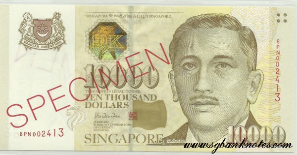 nut's Singapore Banknotes Collection: Singapore Portrait Series ...