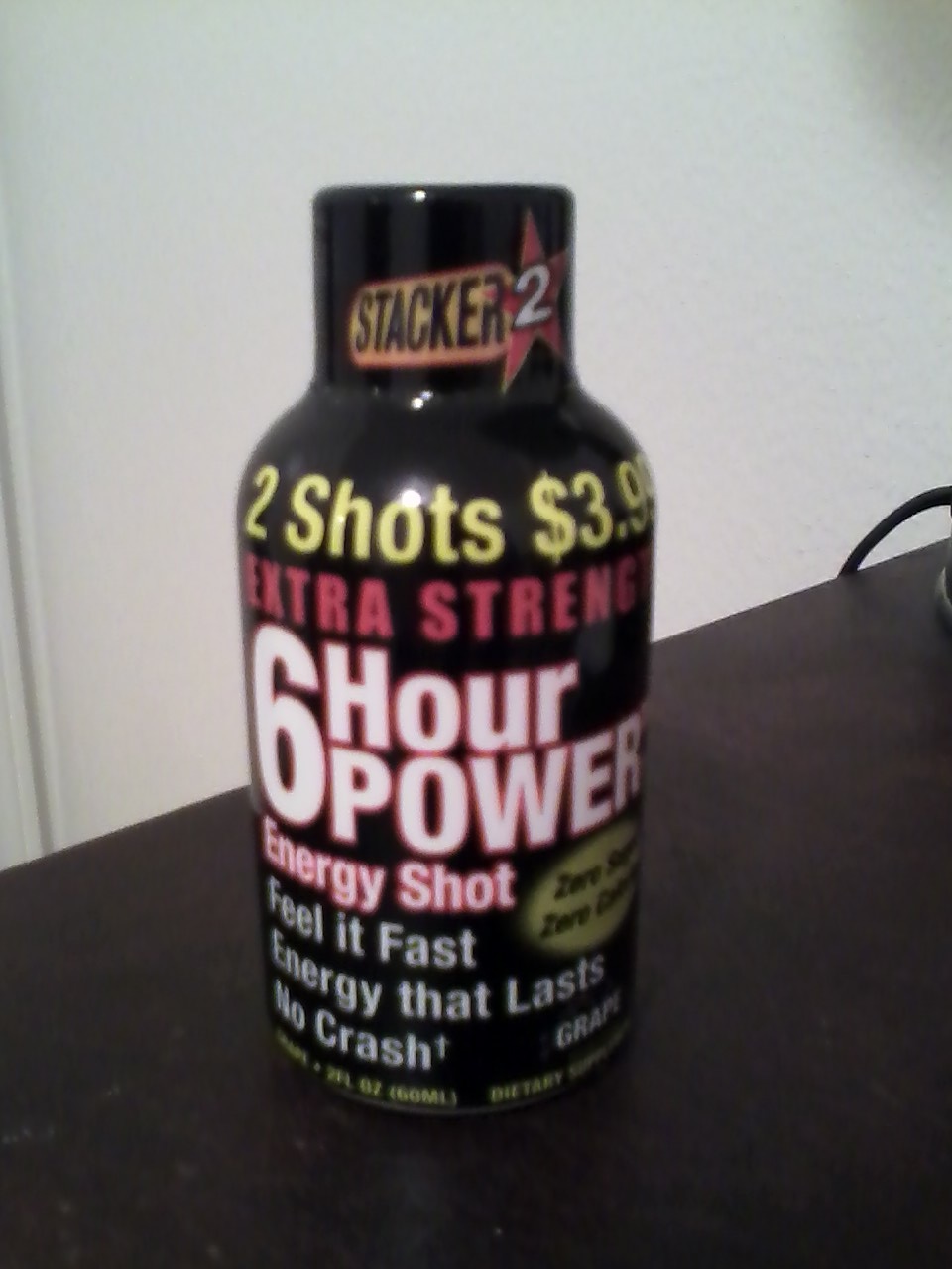 CAFFEINE!: Review for 6 Hour Power Extra Strength--Grape