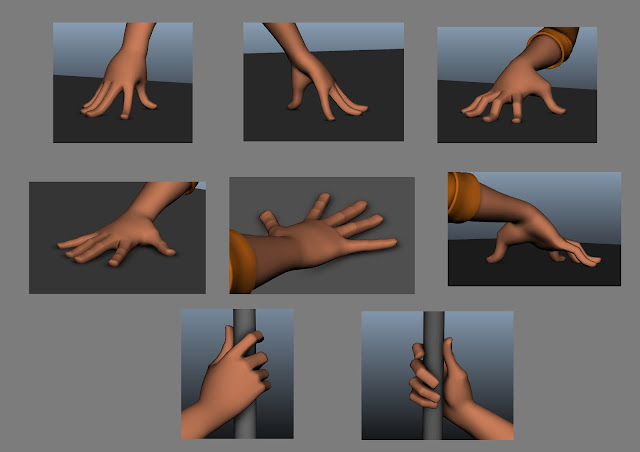 The Road to My True Passion for ART: Lesson Learnt 09 - Fingers pose ...