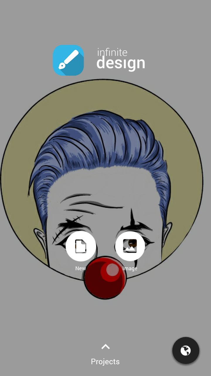 Suka Vektor: Tentang App Android INFINITE DESIGN