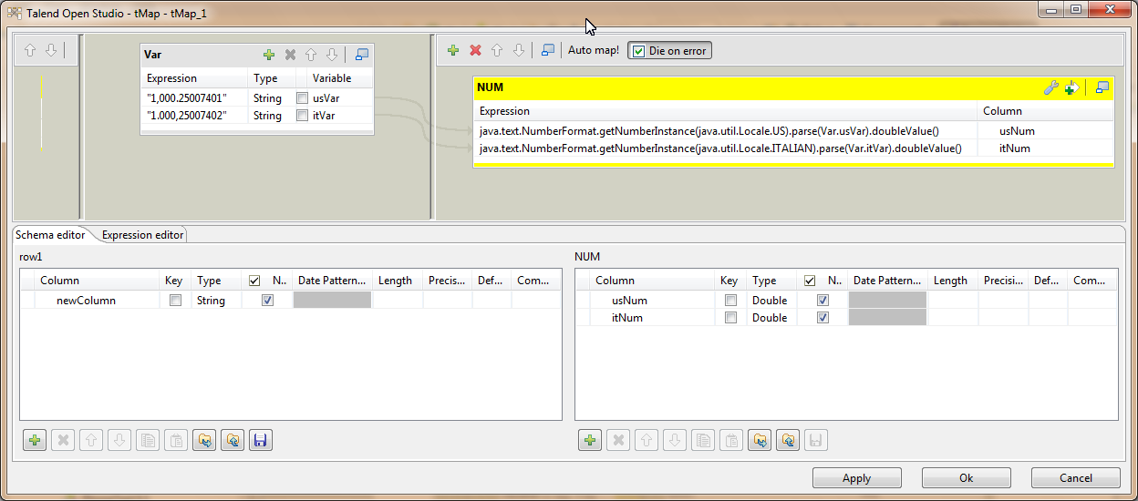 Bekwam Blog: Different Locales (US, Europe) in Talend Open Studio