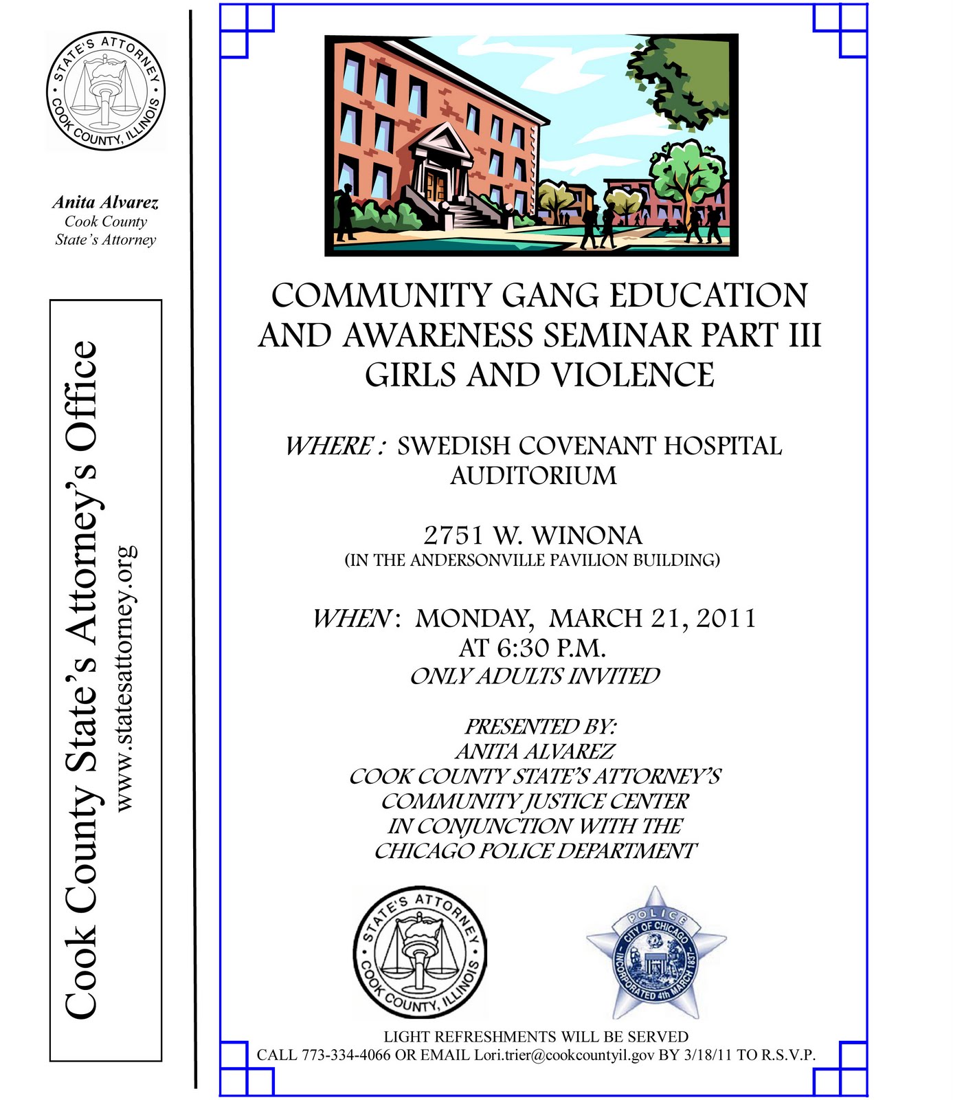 Uptown Update: Girls And Violence: Gang Awareness Seminar